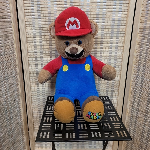 Build-A-Bear | Toys | Buildabear Nintendo Super Mario Bear Plush | Poshmark